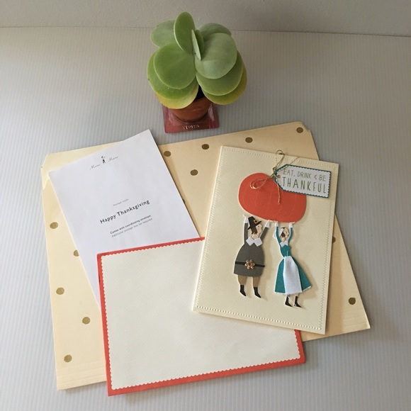Meri Meri | Holiday | Happy Thanksgiving Day Card | Poshmark